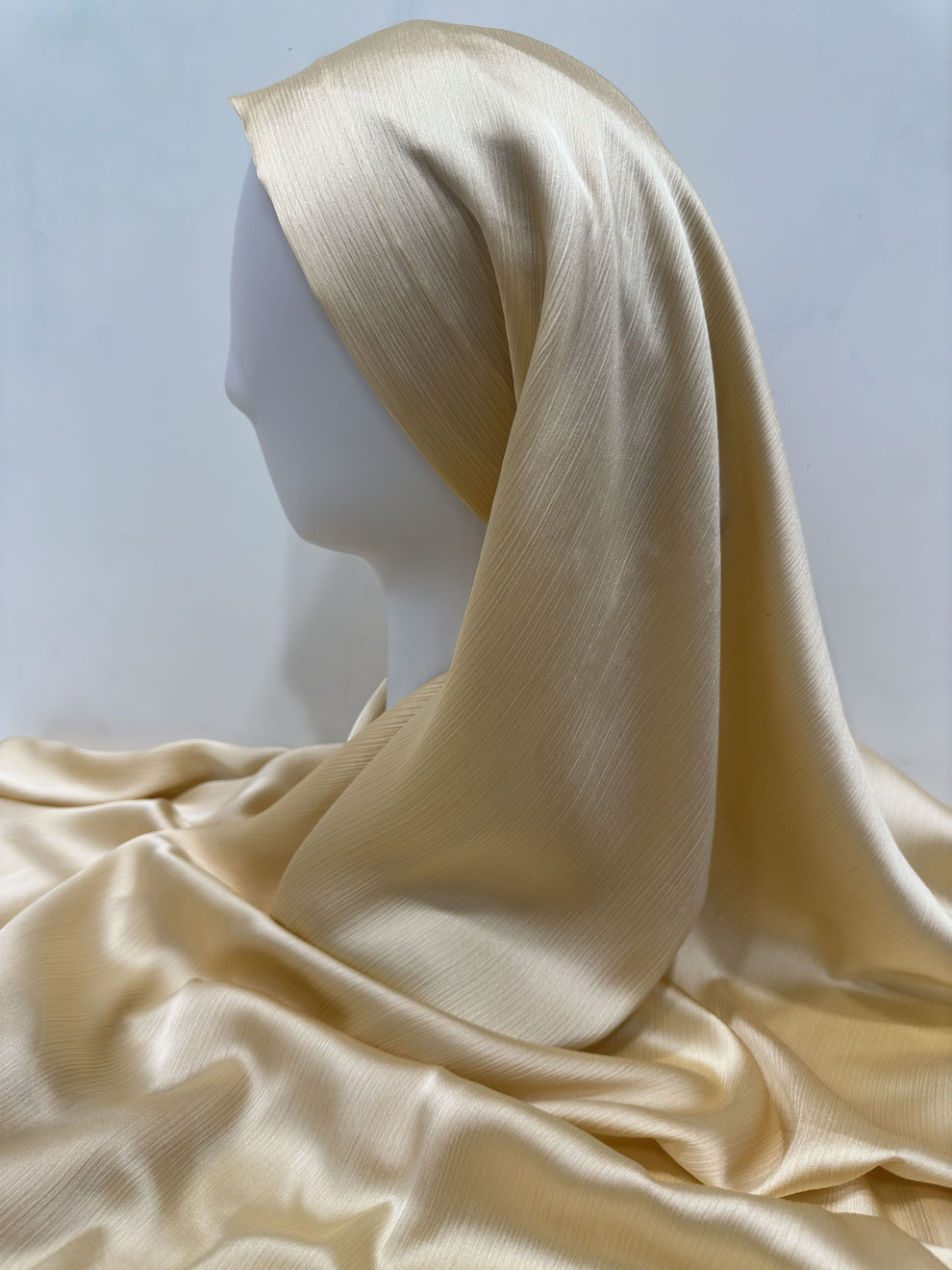 Light Gold Muna Satin Hijab – GlamShop India